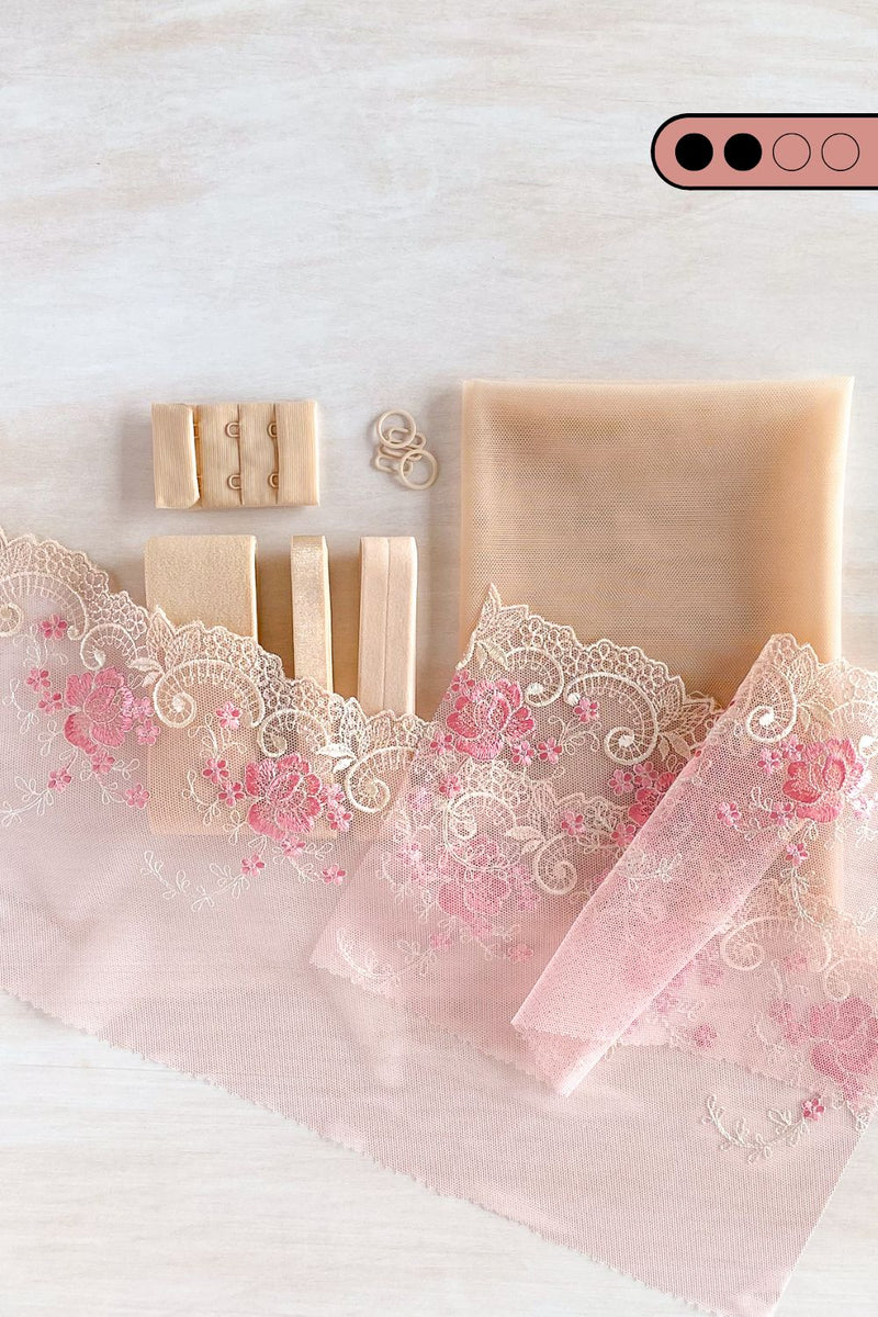 Jordy Bralette Kit | Embroidered Lace | Ada – Emerald Erin